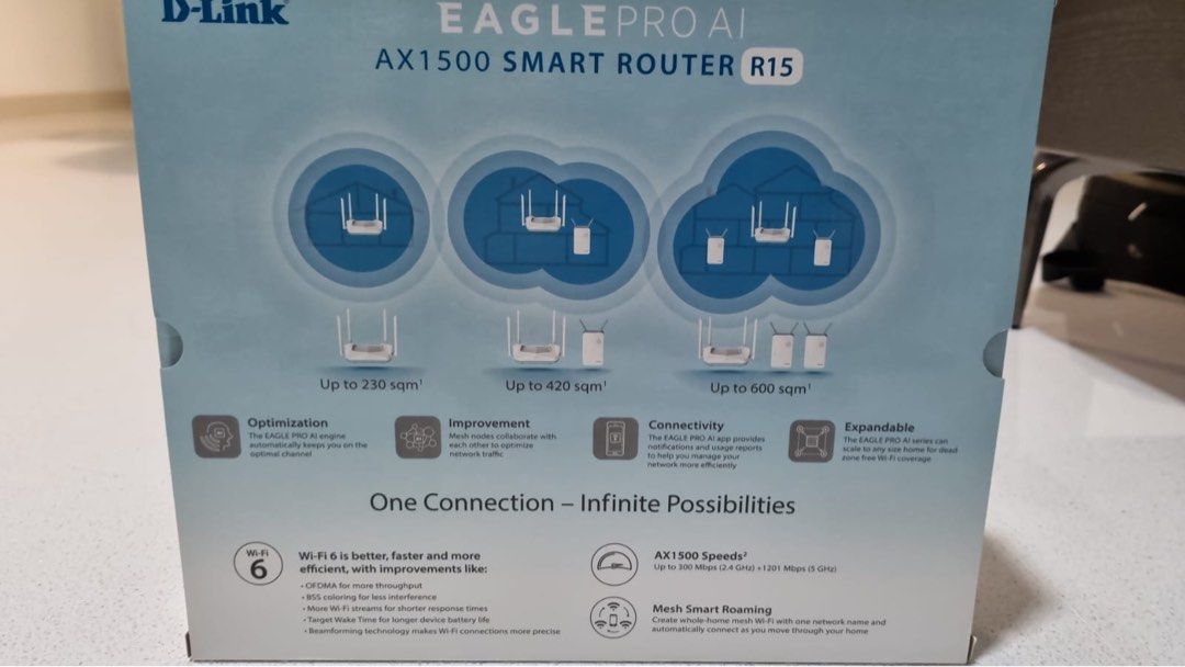 D-Link AX1500 Eagle Pro AI Smart Router, Computers & Tech, Parts ...