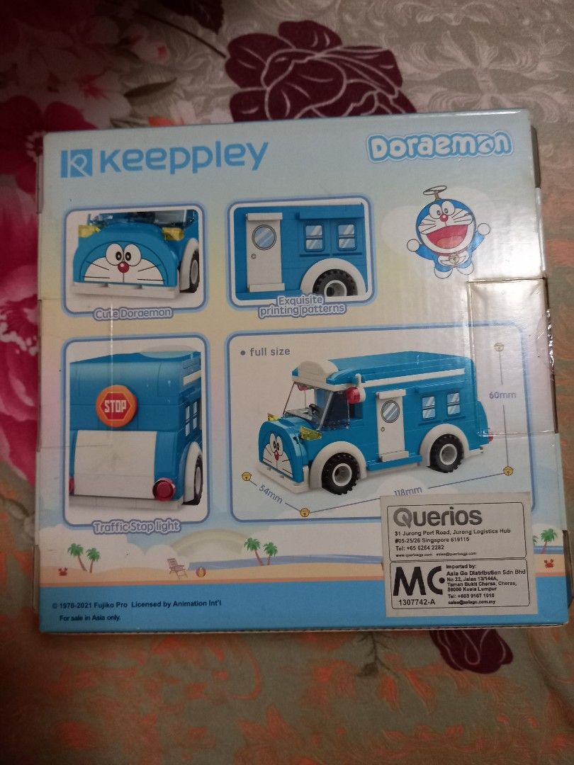 DORAEMON LEGO BUS, Hobbies & Toys, Toys & Games on Carousell
