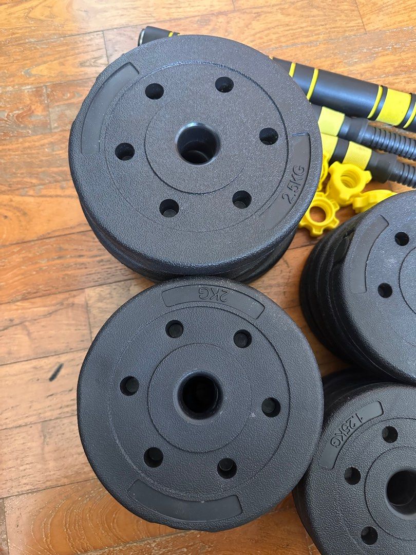 Dumbbell Set, Sports Equipment, Exercise & Fitness, Weights & Dumbbells ...