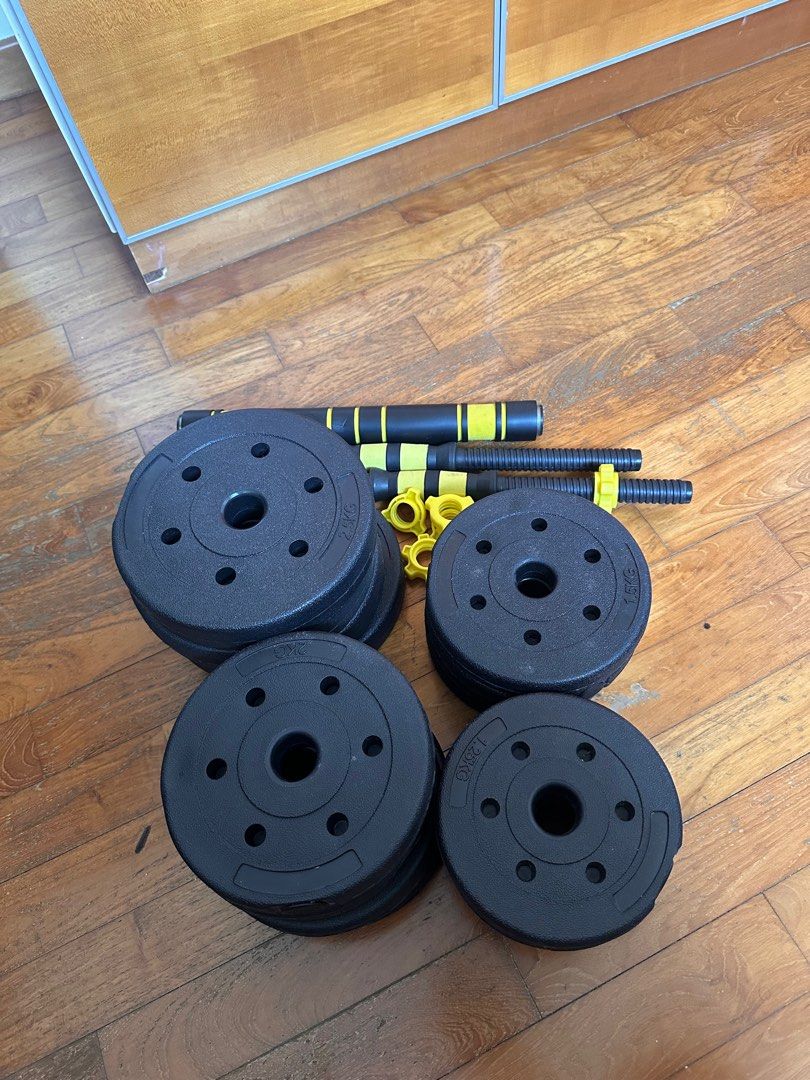 Dumbbell Set, Sports Equipment, Exercise & Fitness, Weights & Dumbbells ...