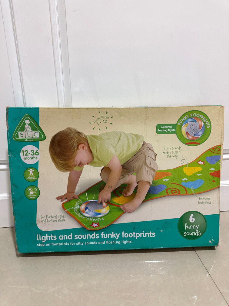 ELC Funky Footprints mainan sensory anak 12-36 months, Bayi & Anak ...