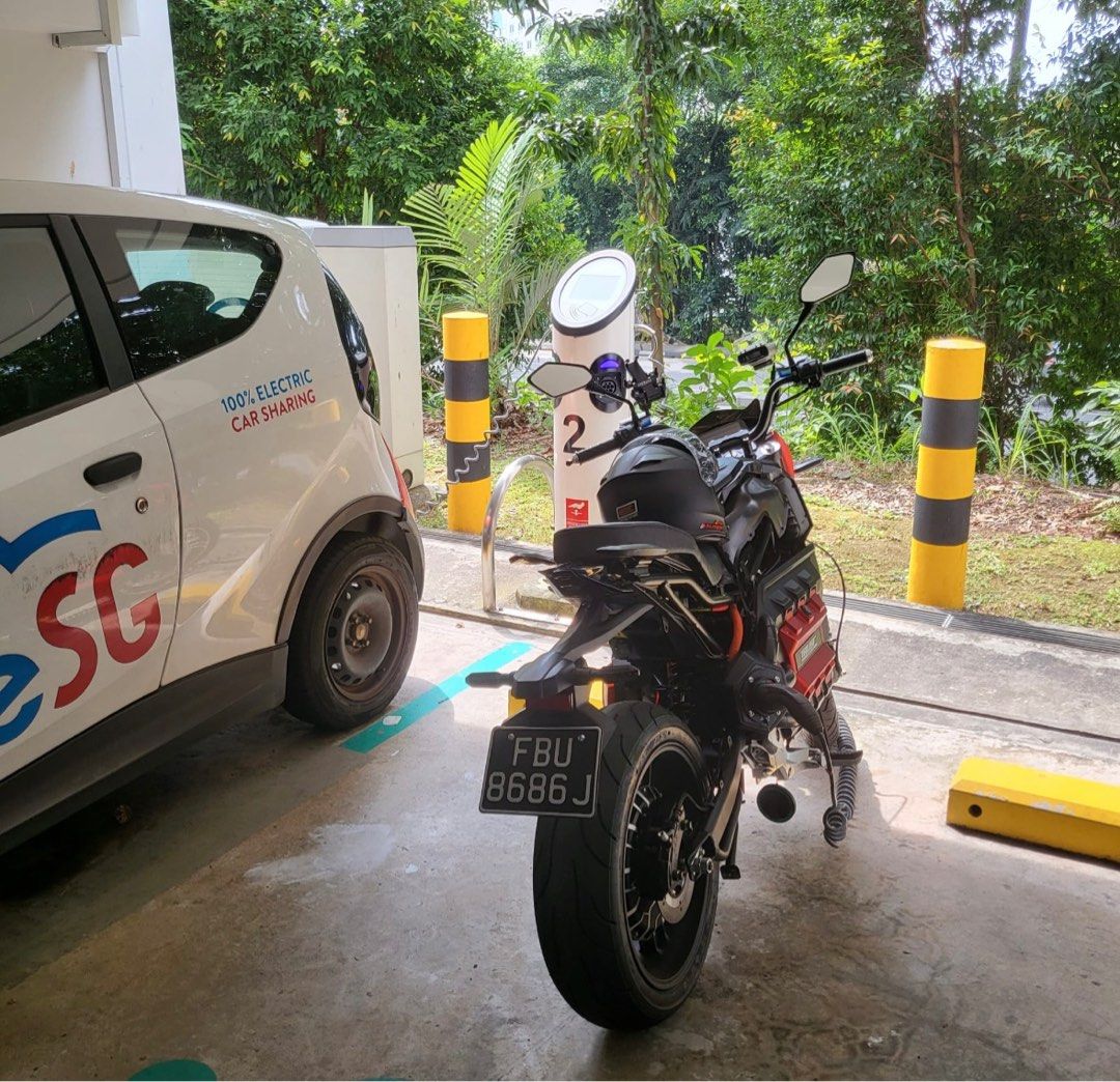 ELECTRIC MOTORCYCLE NICE NUMBER PLATE CARBON FIBRE, Motorcycles ...