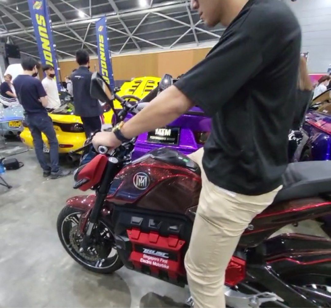 ELECTRIC MOTORCYCLE NICE NUMBER PLATE CARBON FIBRE, Motorcycles ...