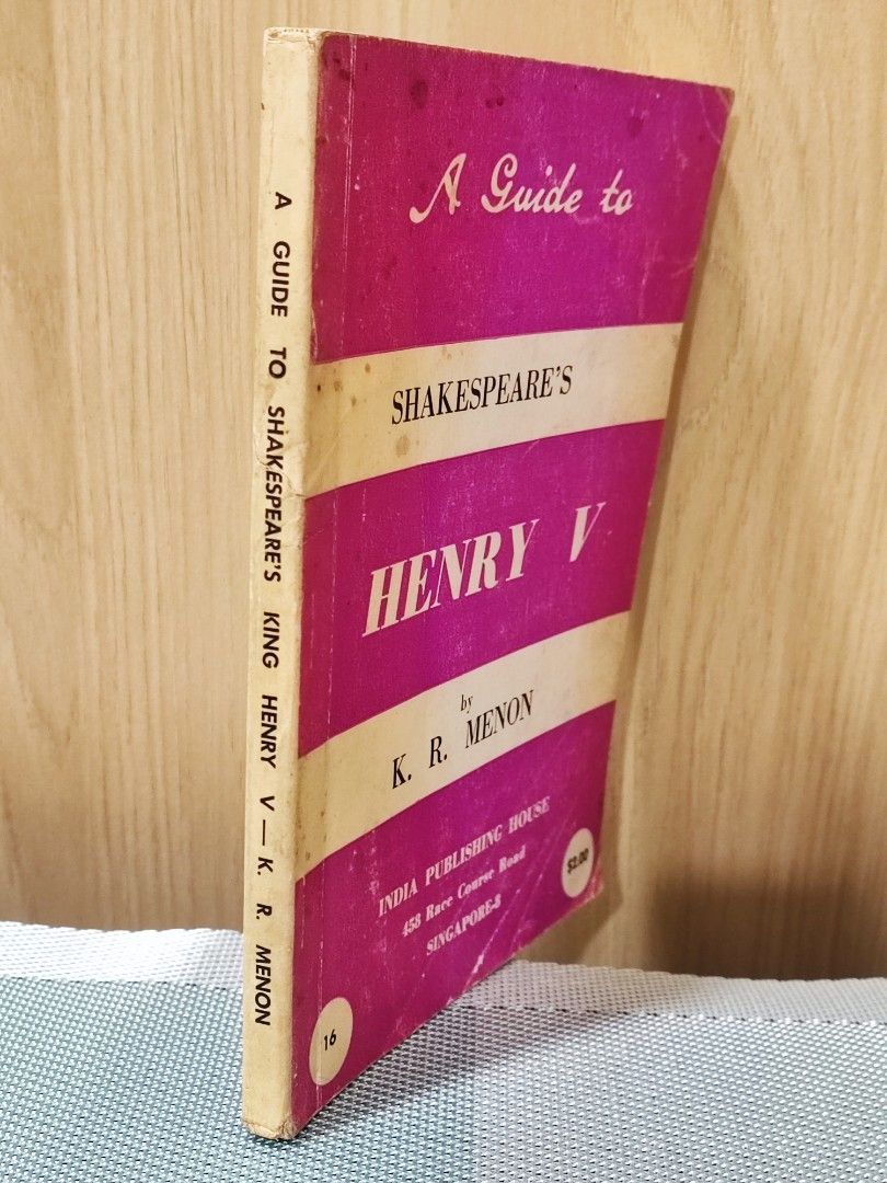 (ENG) A Guide To Shakespeare's Henry V, Hobbies & Toys, Books ...