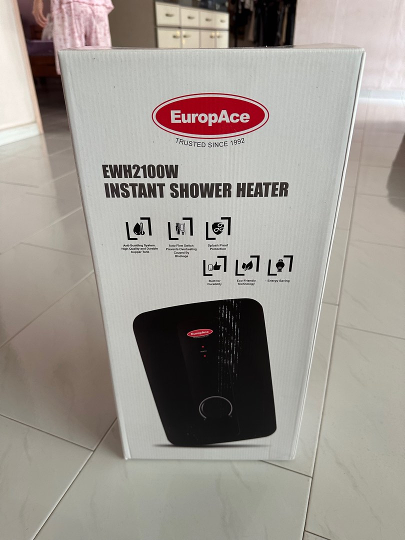 EuropAce EWH2100W Instant Water Heater, TV & Home Appliances, Water ...