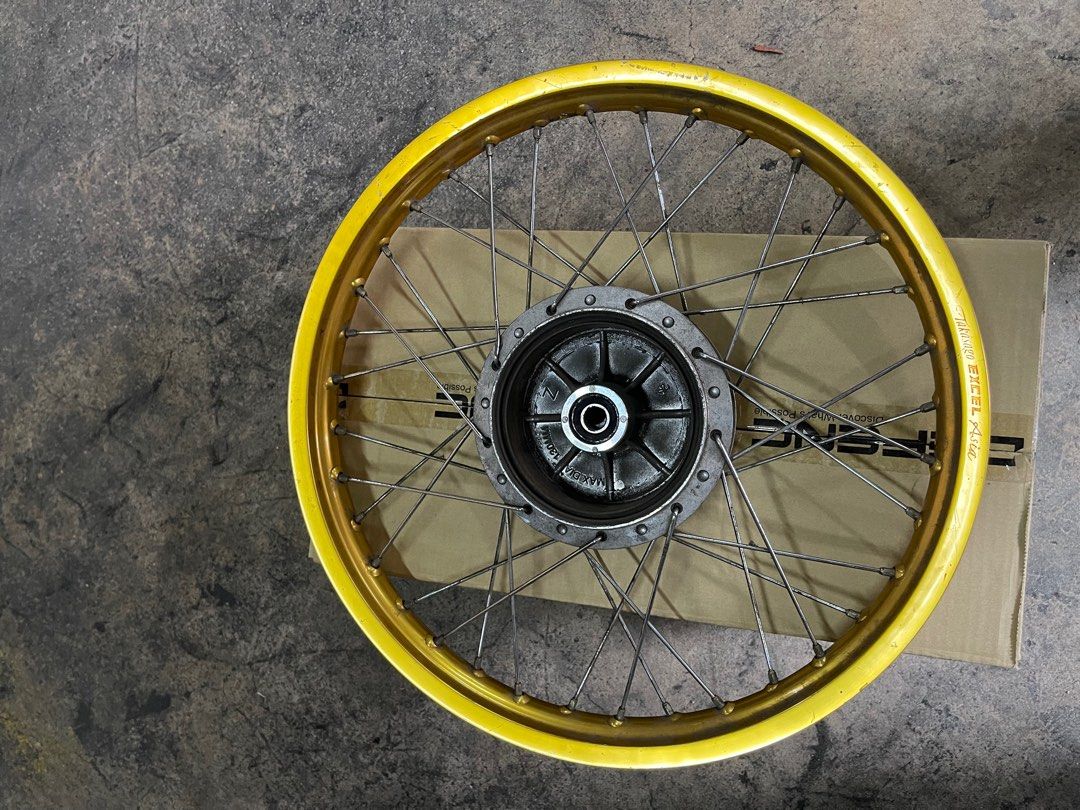 Excel asia rxz 18, Motorcycles, Motorcycle Accessories on Carousell