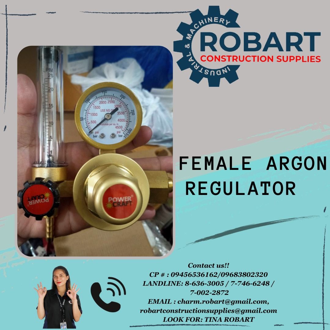 Female Argon regulator, Commercial & Industrial, Construction ...