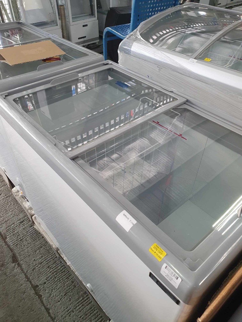 FLAT GLASS CHEST FREEZER, TV & Home Appliances, Kitchen Appliances ...