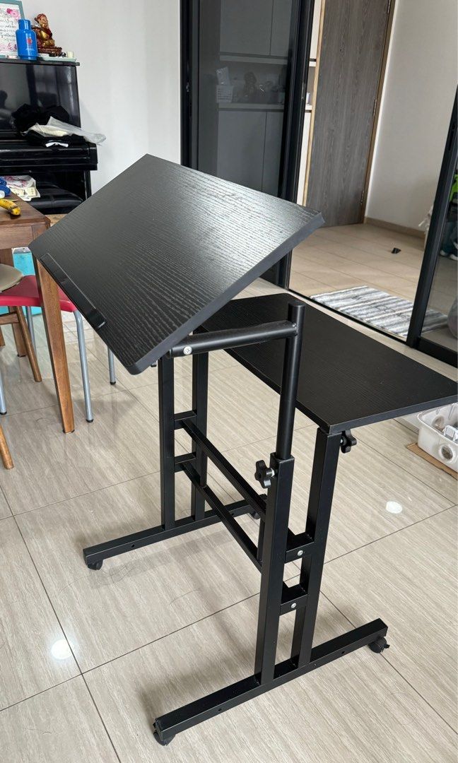 Flexible mobile computer desk, Furniture & Home Living, Furniture ...
