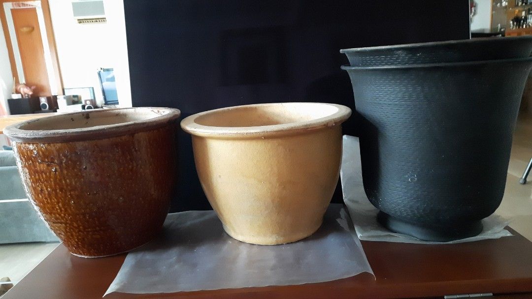 Flower pots and accessories, Furniture & Home Living, Gardening, Pots ...