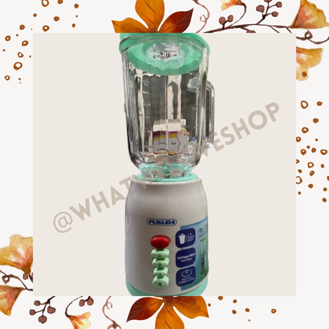 Fukuda 3-speed Blender, TV & Home Appliances, Kitchen Appliances, Juicers, Blenders & Grinders ...