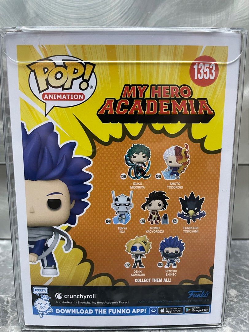 Funko Pop - 1353 - My Hero Academia MHA - Hitoshi Shinso (Chase ...