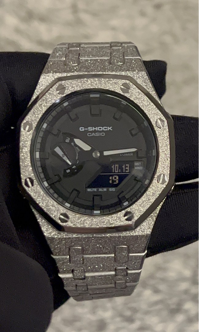 G Shock Casio frosted custom ga2100 ga2110 mod, Men's Fashion, Watches ...