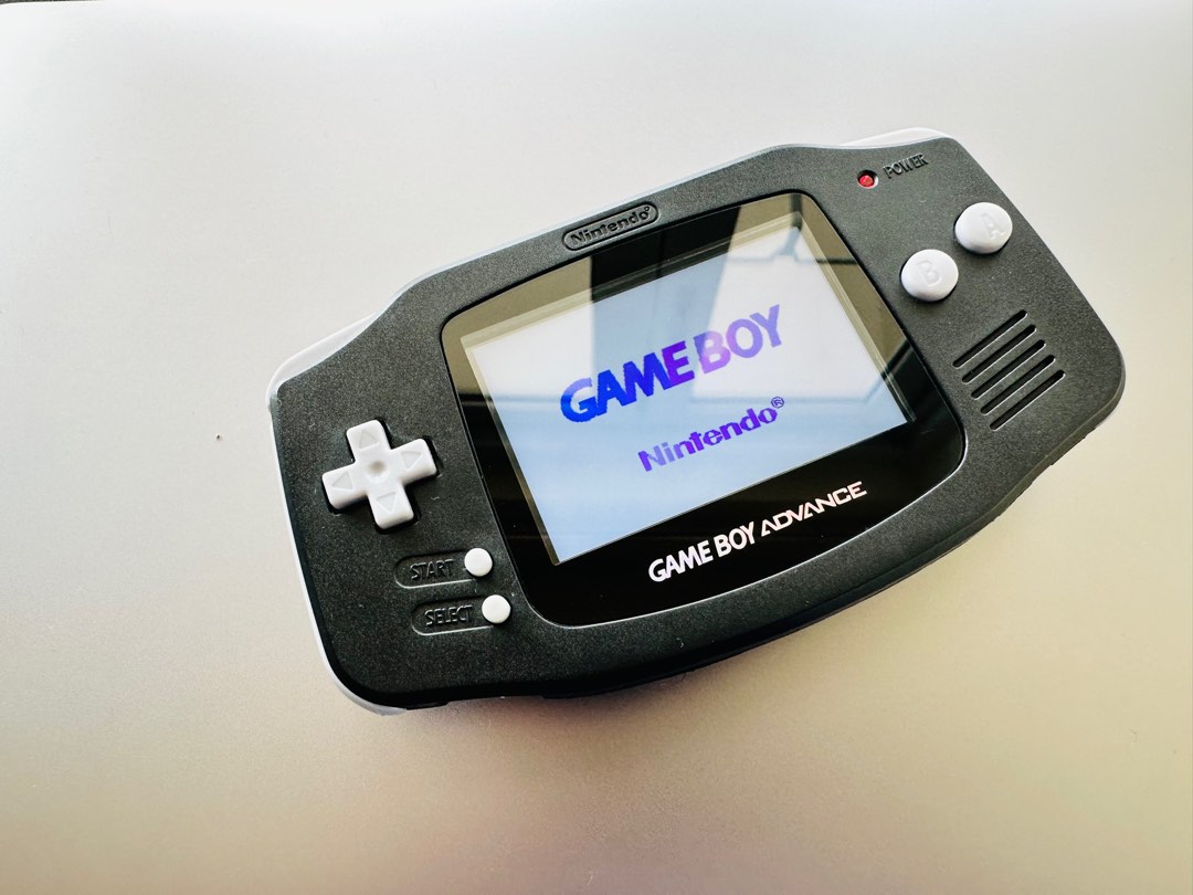 Gameboy Advance with IPS V2 screen backlit mod and Glass screen with ...