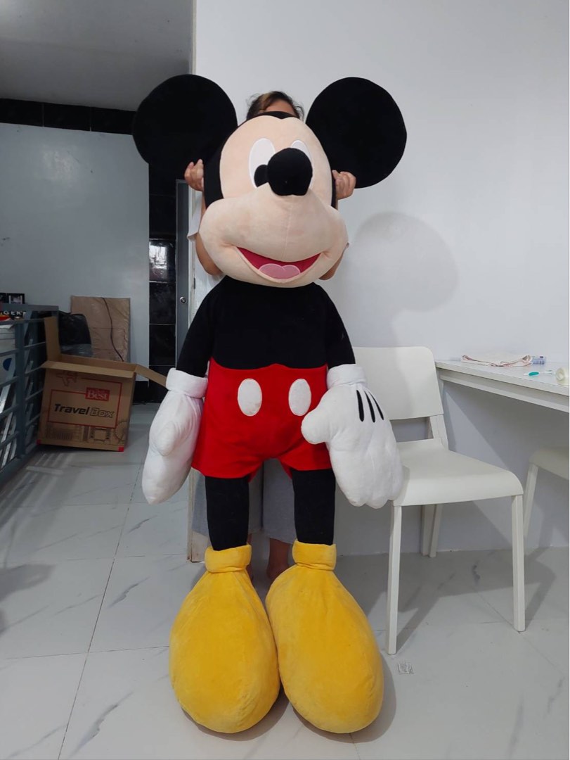 Giant Mickey Mouse Plushie Stuffed Toy, Hobbies & Toys, Toys & Games on Carousell