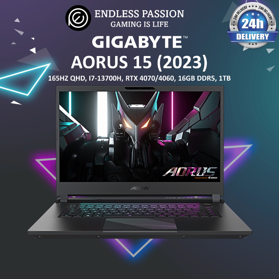 GIGABYTE Aorus 15 (2023) - GBT 3052 / GBT 3053, Computers & Tech ...