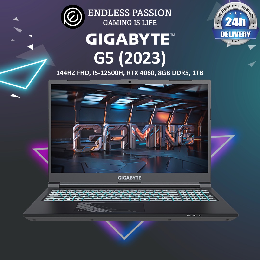 GIGABYTE G5 (2023) - GBT 3054 / GBT 3057, Computers & Tech, Laptops & Notebooks on Carousell