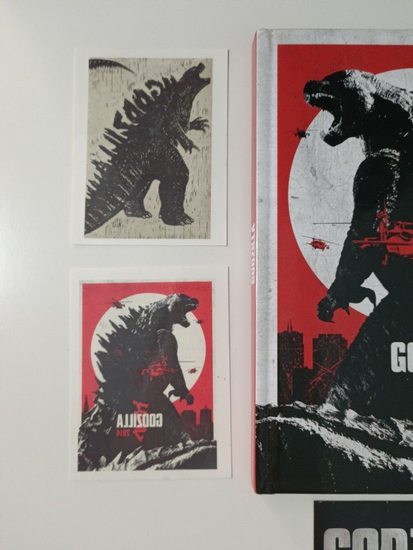 Godzilla Movie Premium A5 Notebook & Temporary Stickers Set, Hobbies ...