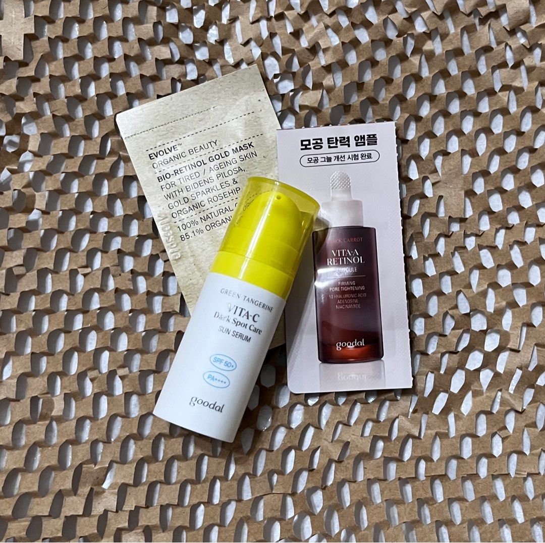 Goodal sunscreen / Goodal green tangerine Vita-C dark spot care sun ...