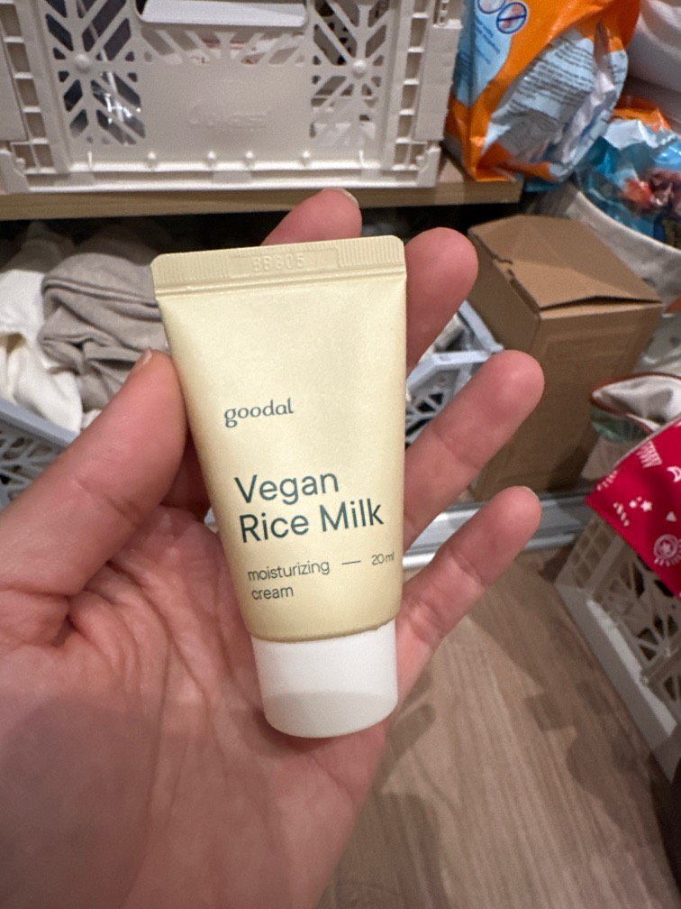 Goodal vegan rice milk (moisturizing cream) 20ml, Beauty & Personal ...