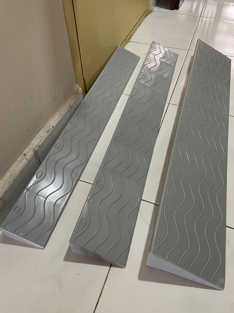 Grey Ramp for Wheelchair/Trolley/Stroller, Everything Else on Carousell