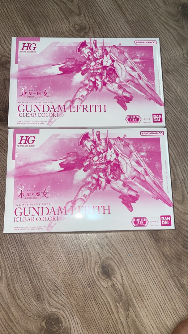 Gundam LFRITH(clear colour)HG, Hobbies & Toys, Toys & Games on Carousell