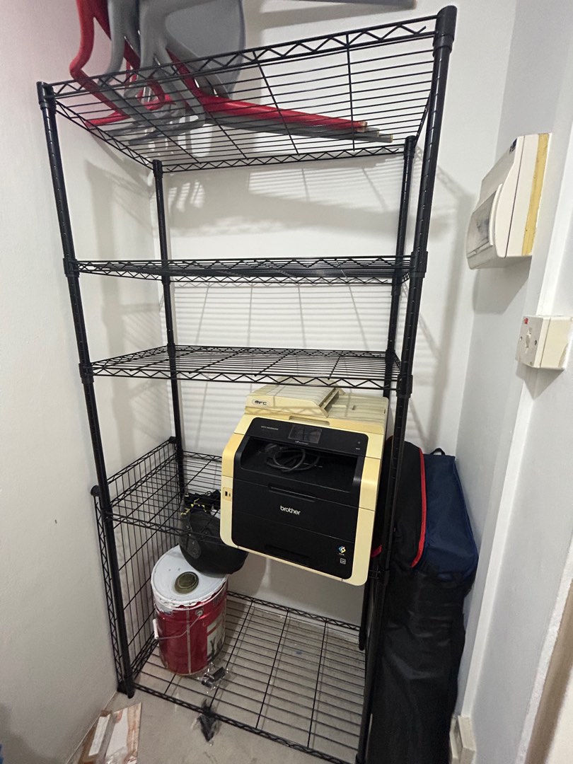 Hdb storeroom storage rack, Furniture & Home Living, Furniture, Shelves ...