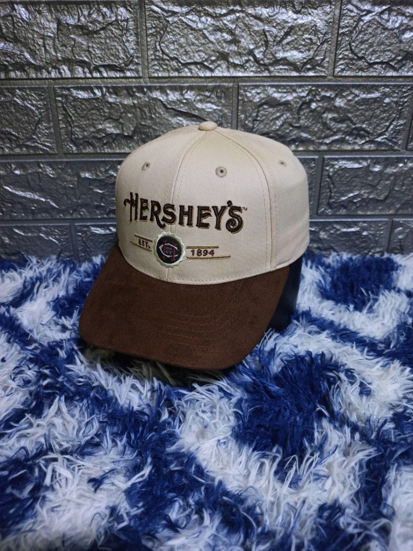 Hershey's Chocolate suede brim cap, Men's Fashion, Watches & Accessories, Caps & Hats on Carousell