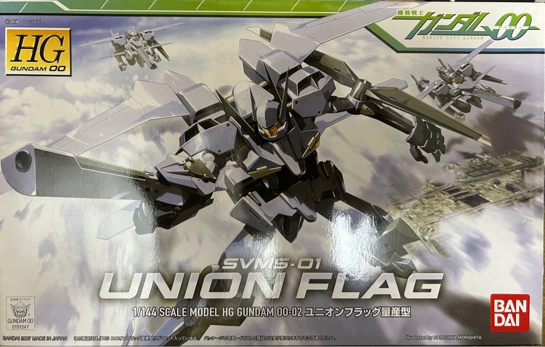 HG Union Flag 高達00, 興趣及遊戲, 玩具 & 遊戲類 - Carousell