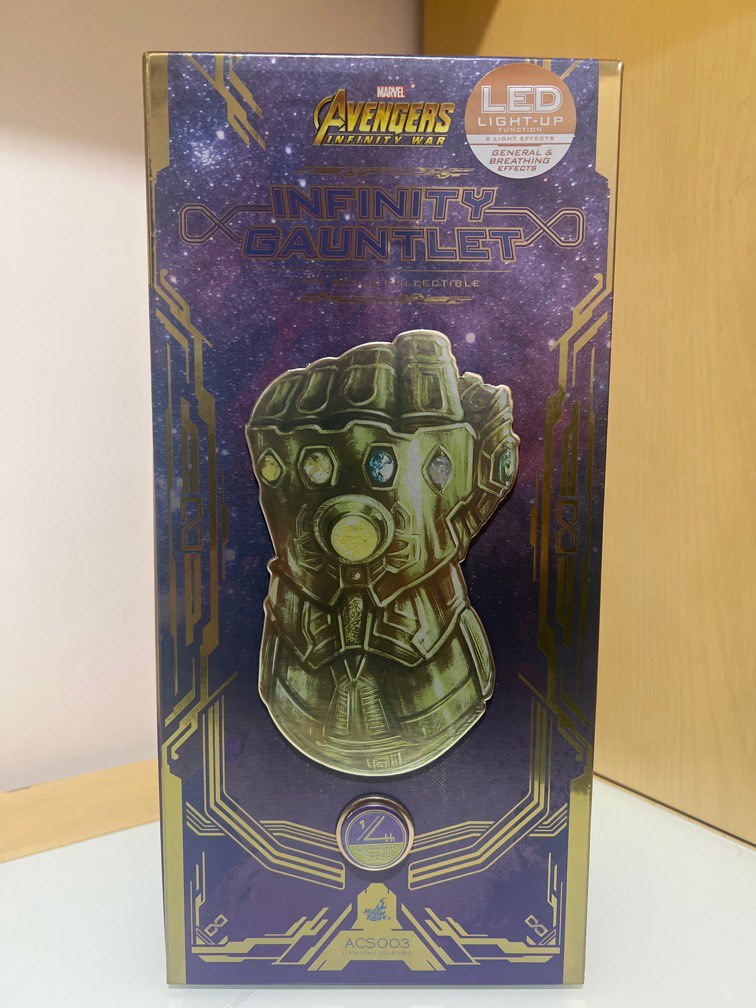 Hot Toys INFINITY GAUNTLET 1/4, Hobbies & Toys, Toys & Games on Carousell