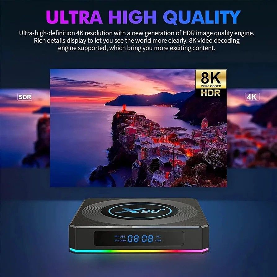 [HOT] X96X4 ANDROID TV BOX | TV BOX | ANDROID 13 | PREMIUM| WIFI | DUAL ...
