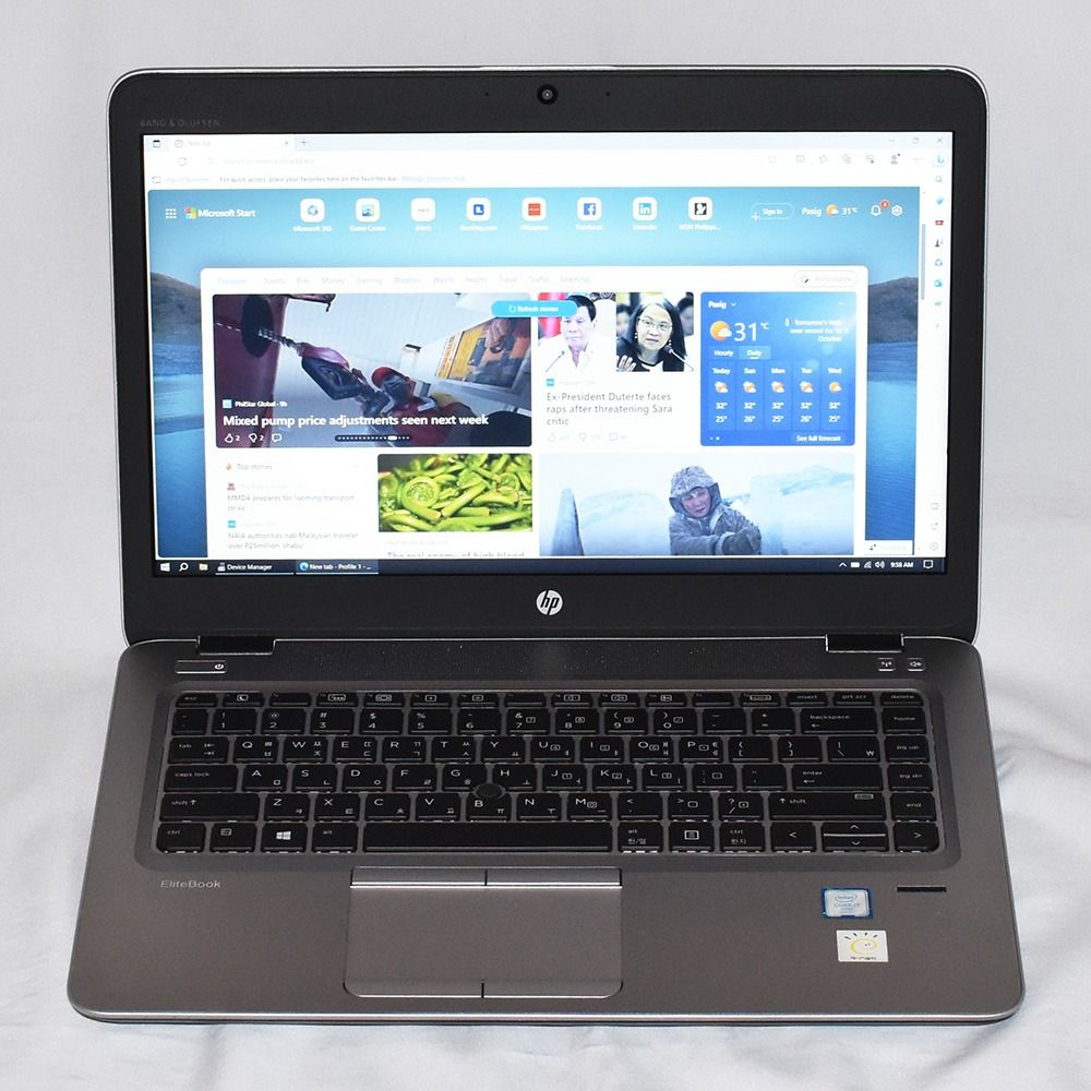 HP core i7 6th gen 14.1" laptop (i7-6600U, 8GB Ram, 128GB SSD ...