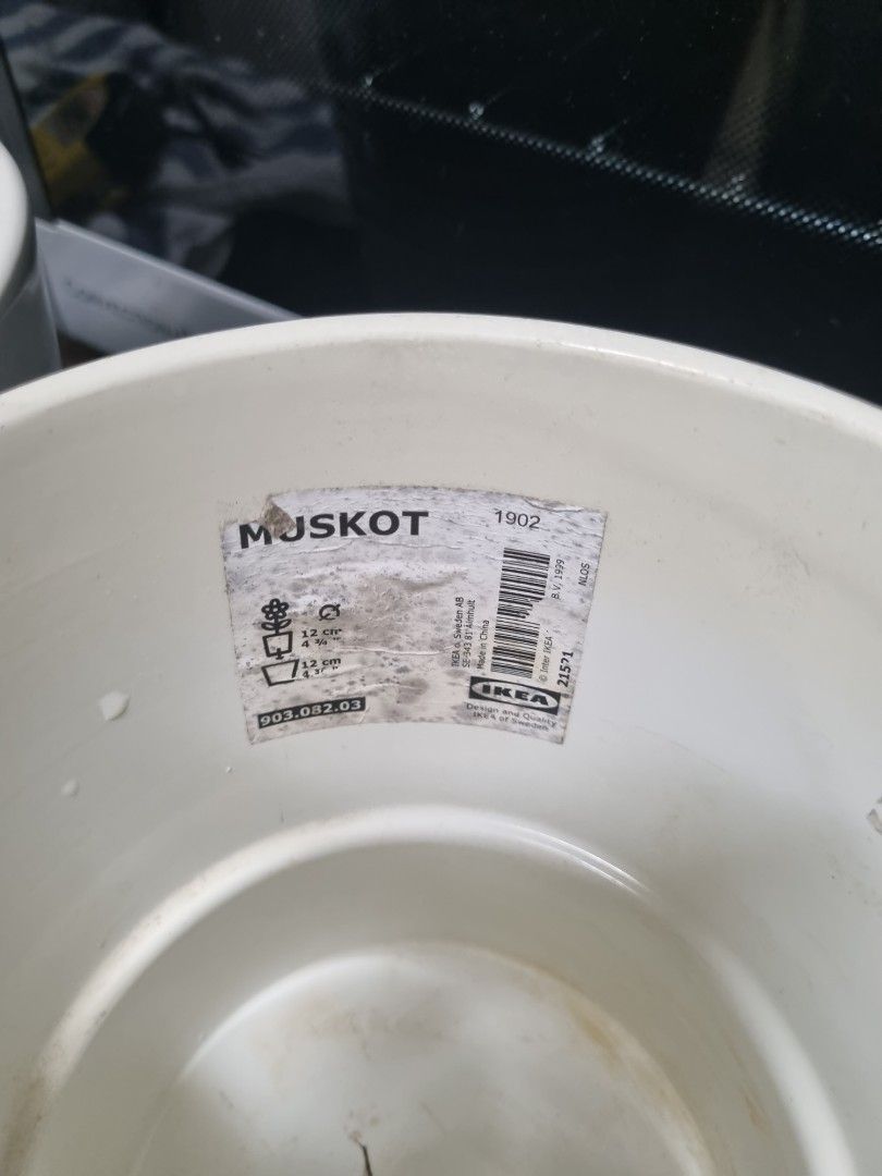 ikea muskot plant pot 15 cm, Furniture & Home Living, Gardening, Pots ...