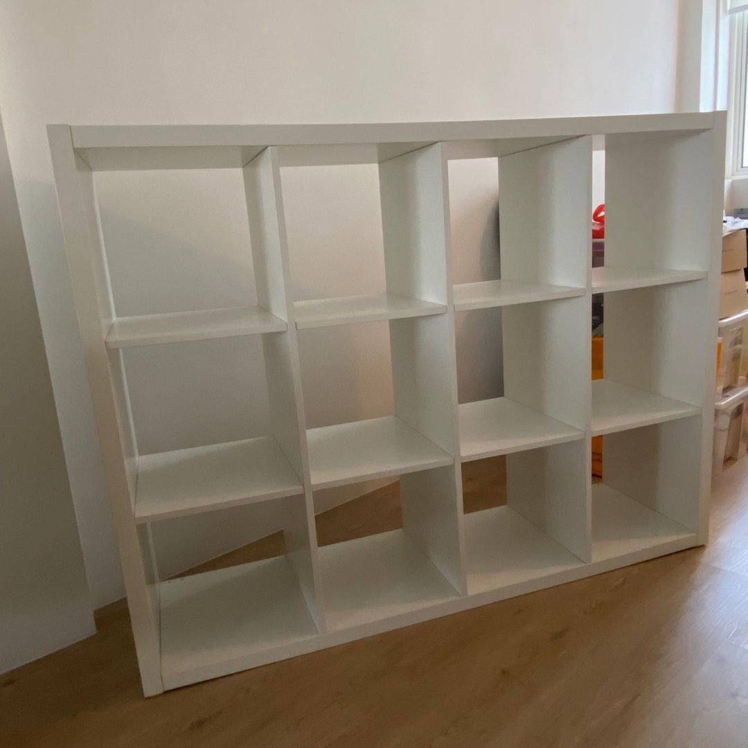IKEA shelving unit (white) 112 x 147cm, Furniture & Home Living ...