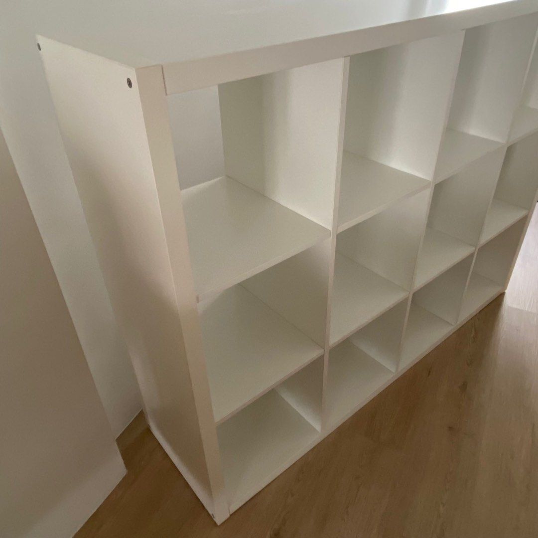 IKEA shelving unit (white) 112 x 147cm, Furniture & Home Living ...