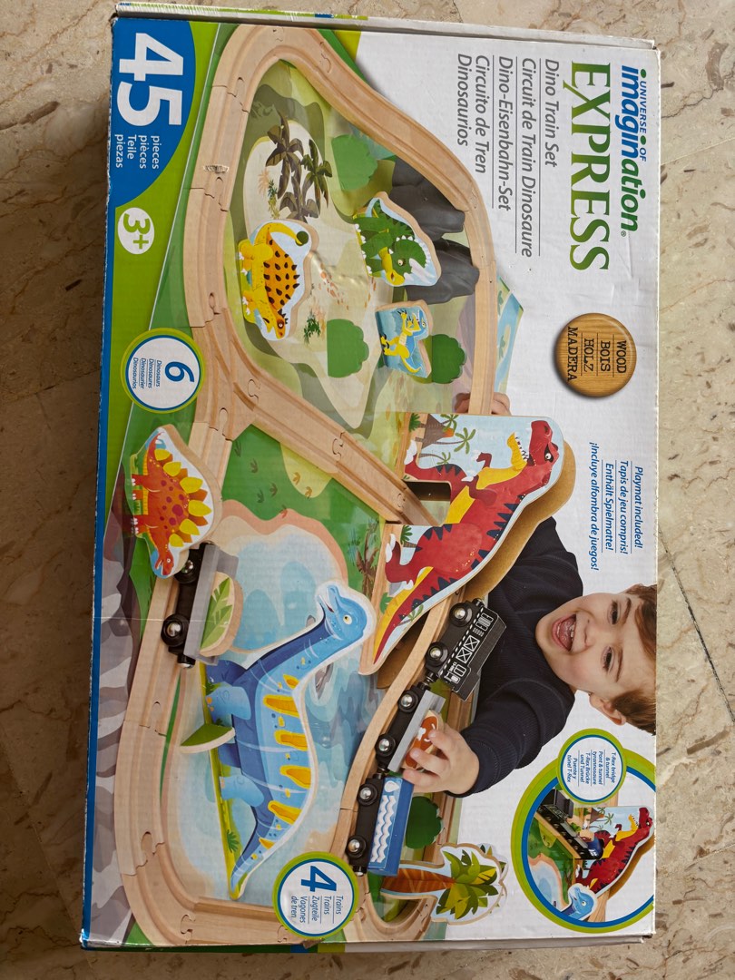 Imagination express wooden Dino Train set, Hobbies & Toys, Toys & Games ...