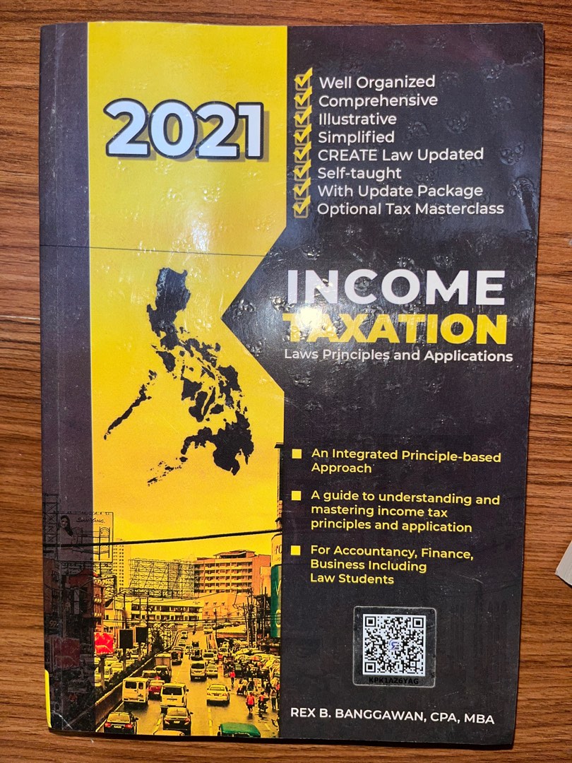Income Taxation 2021 Edition by Rex Banggawan, Hobbies & Toys, Books ...
