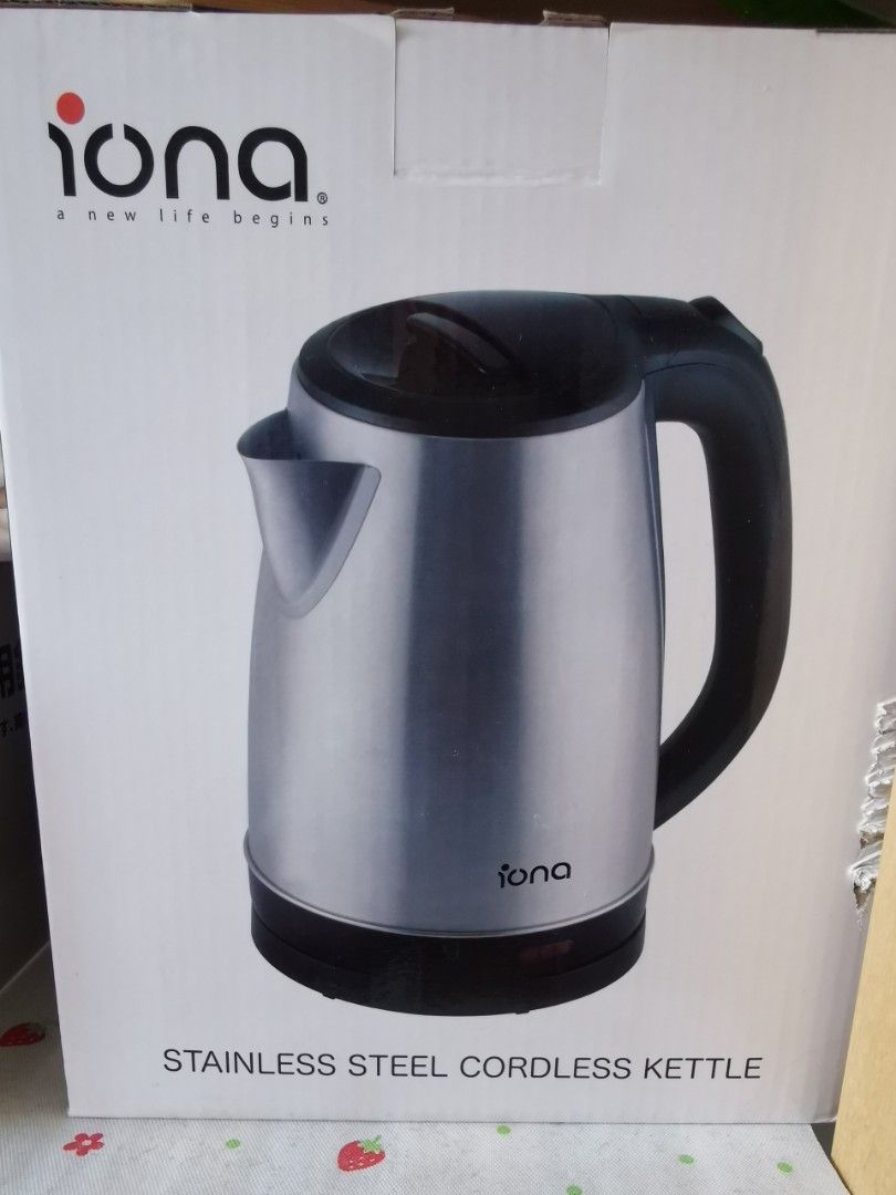 IONA Stainless Steel Kettle, TV & Home Appliances, Kitchen Appliances ...