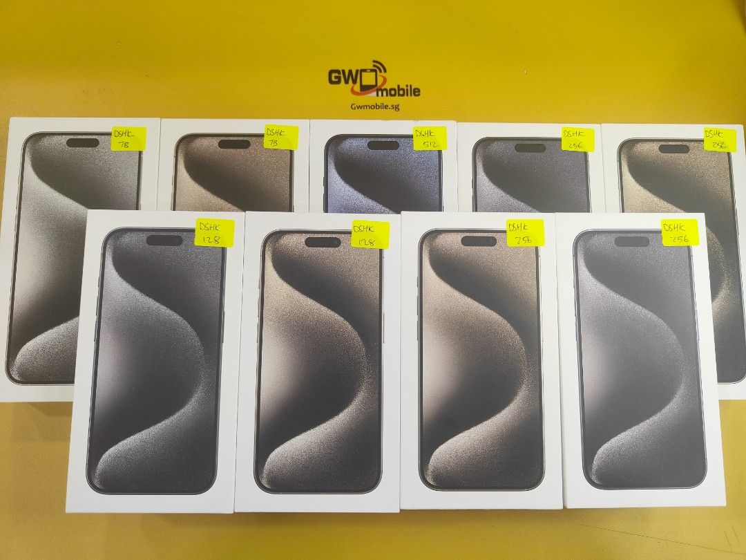 iPhone 15 Pro Natural Titanium 128GB, Mobile Phones & Gadgets, Mobile ...