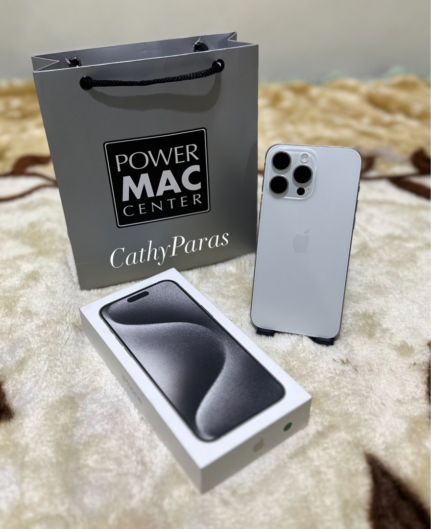 iPhone 15 ProMax in White Titanium (256GB/FU/Physical Dual Sim), Mobile ...