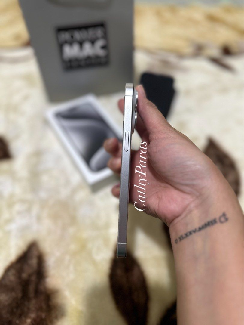 iPhone 15 ProMax in White Titanium (256GB/FU/Physical Dual Sim), Mobile ...