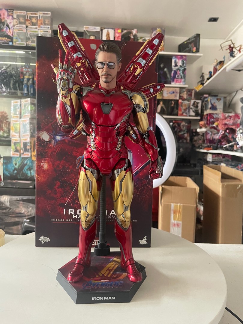 iron man mark 85 hot toys, Hobbies & Toys, Toys & Games on Carousell