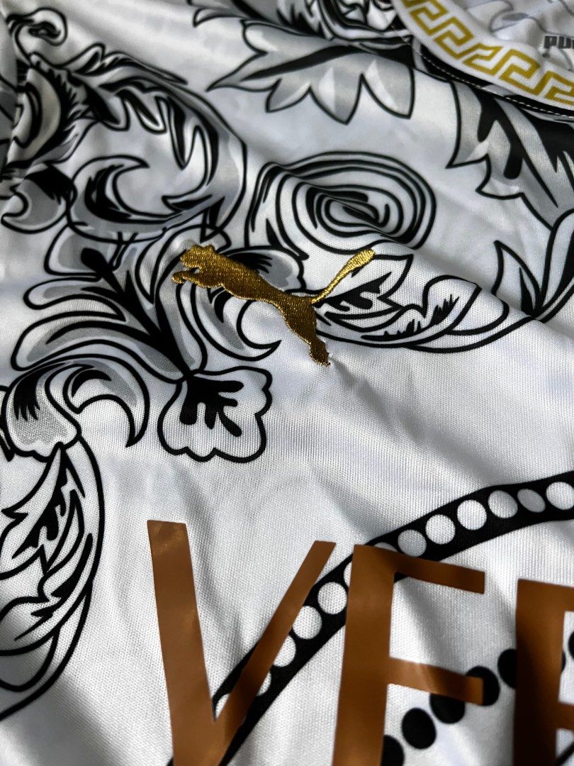 Italy X Versace Football Jersey, Men's Fashion, Tops & Sets, Tshirts ...