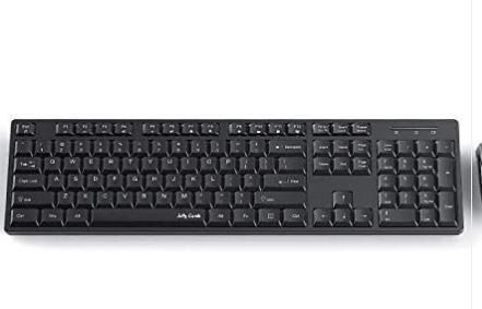 Jelly Comb Wireless Keyboard and Mouse, 2.4G Wireless Keyboard Mouse ...