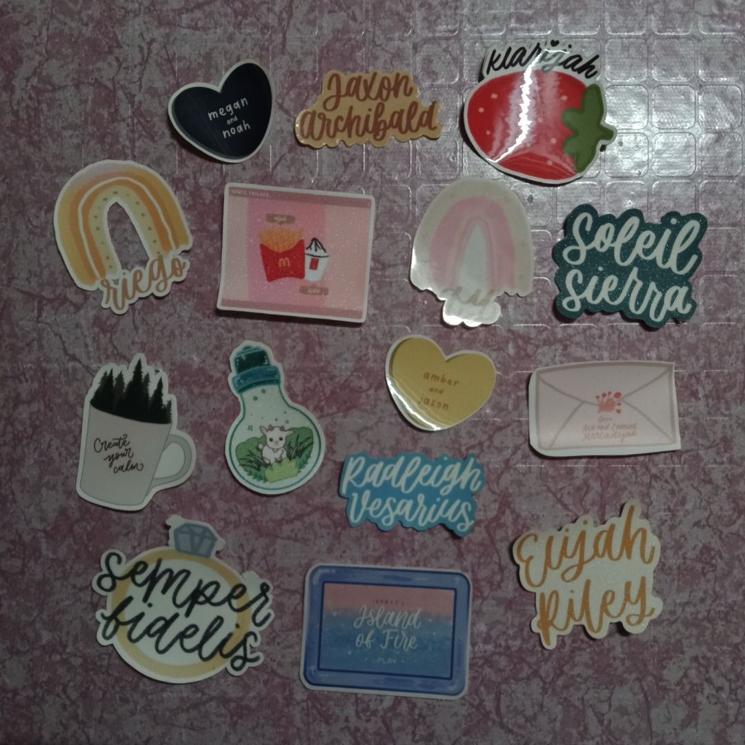 Jonaxx Merch: Jonaxx Stickers bought from CLM Bookshop Wattpad ...