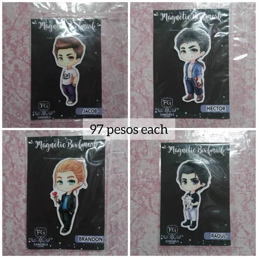 Jonaxx Merch: Magnetic Bookmarks from FGH Wattpad, Hobbies & Toys ...