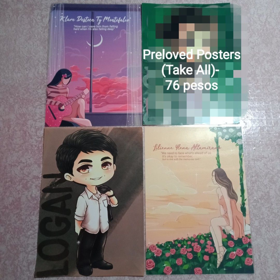 Jonaxx Merch: Preloved Jonaxx Posters (Take All) Illus by Raiming ...