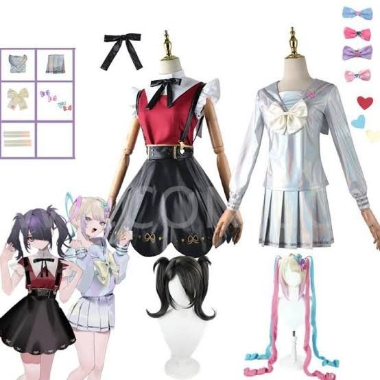 Kangel needy streamer overload internet angel cosplay full set wig ...