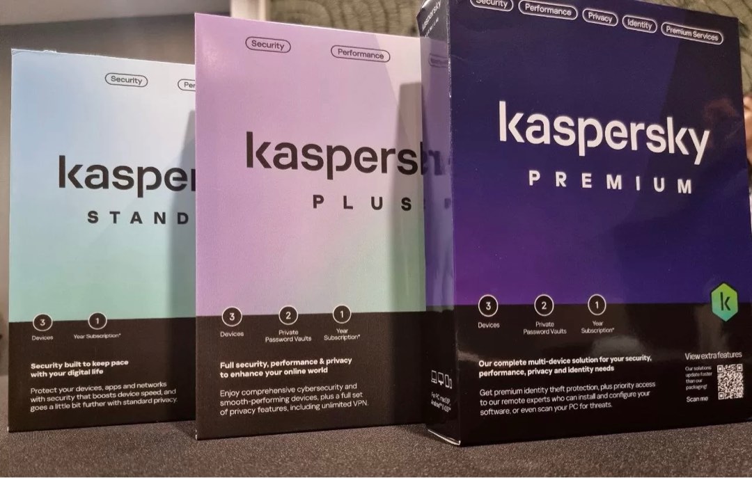Kaspersky Standard | Plus | Premium Antivirus Security Suite (New Product Lineup), Computers ...