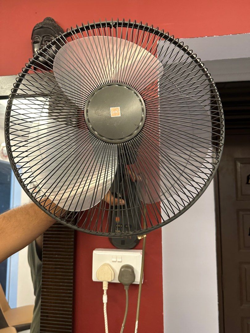 KDK Wall Fan, Furniture & Home Living, Lighting & Fans, Fans on Carousell